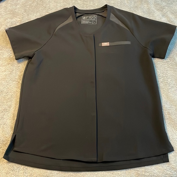 Figs | Tops | Figs Scrub Top Button Down Hidden Design | Poshmark